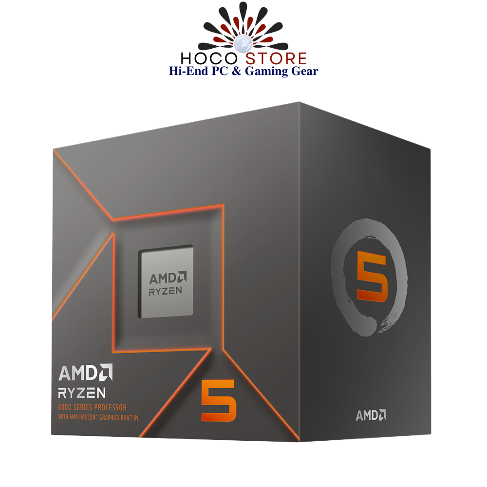 CPU AMD Ryzen 5 8500G (6 Nhân 12 Luồng, 4.5GHz, Radeon Vega, TDP 65W)